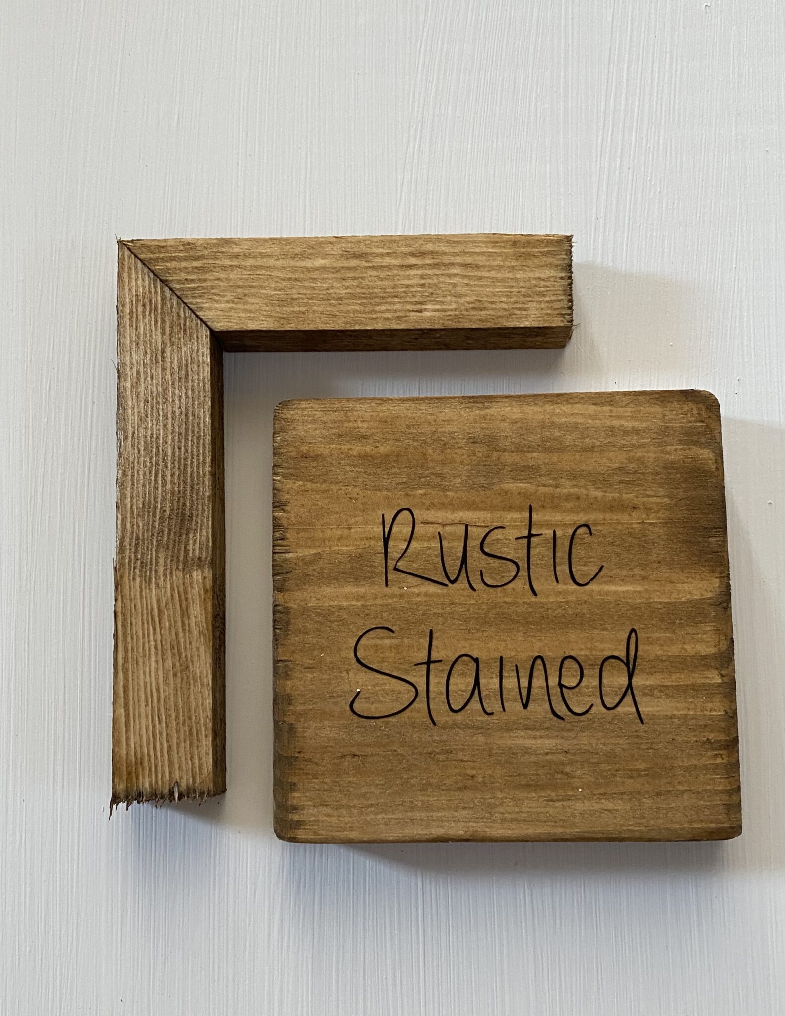 A4 Personalised Family Initial wooden framed sign – The House Of Pallets